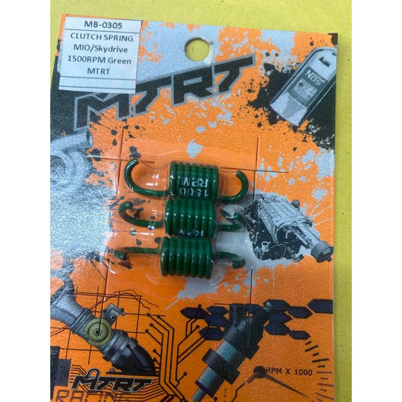 CLUTCH SPRING MIO/Skydrive 1500RPM Green MTRT | Shopee Philippines