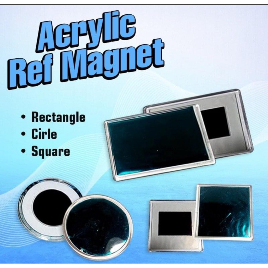 Photo Insert Acrylic Ref Magnet(50’pcs) | Shopee Philippines