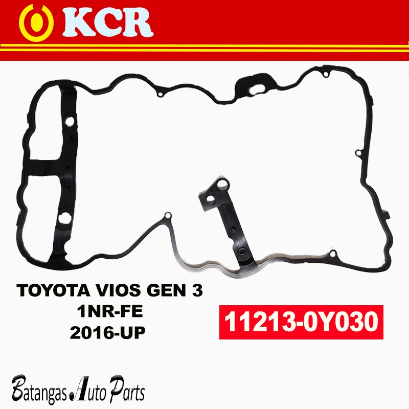 KCR VALVE COVER GASKET TOYOTA VIOS 1NR-FE 11213-0Y030 | Shopee Philippines
