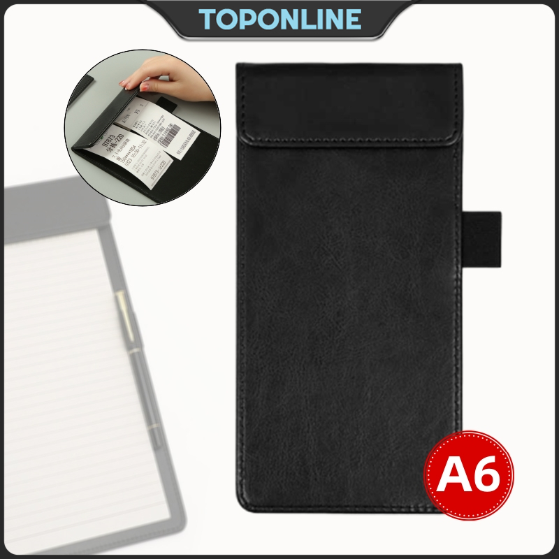 Payment Cash Bill Folder Leather Magnetic Receipt Holder Restaurant ...