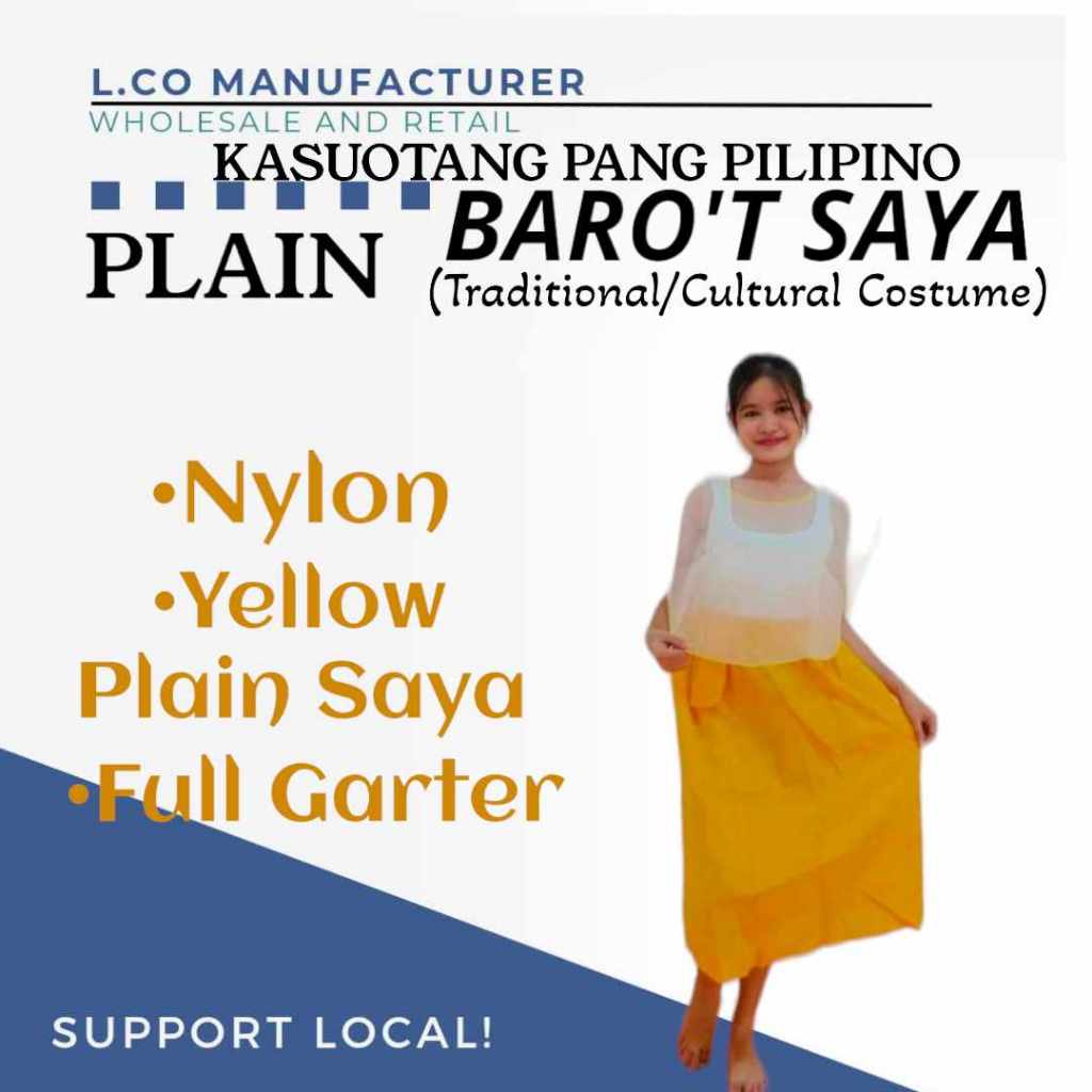 L.CO Baro't Saya (KASUOTANG FILIPINO/ Traditonal Costume) | Shopee ...