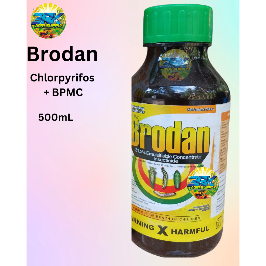 Brodan insecticide Chlorpyrifos + BPMC 500mL | Shopee Philippines