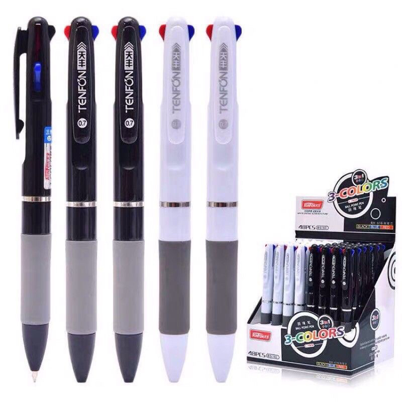 3in1 Click Ball point pen (Random) | Shopee Philippines