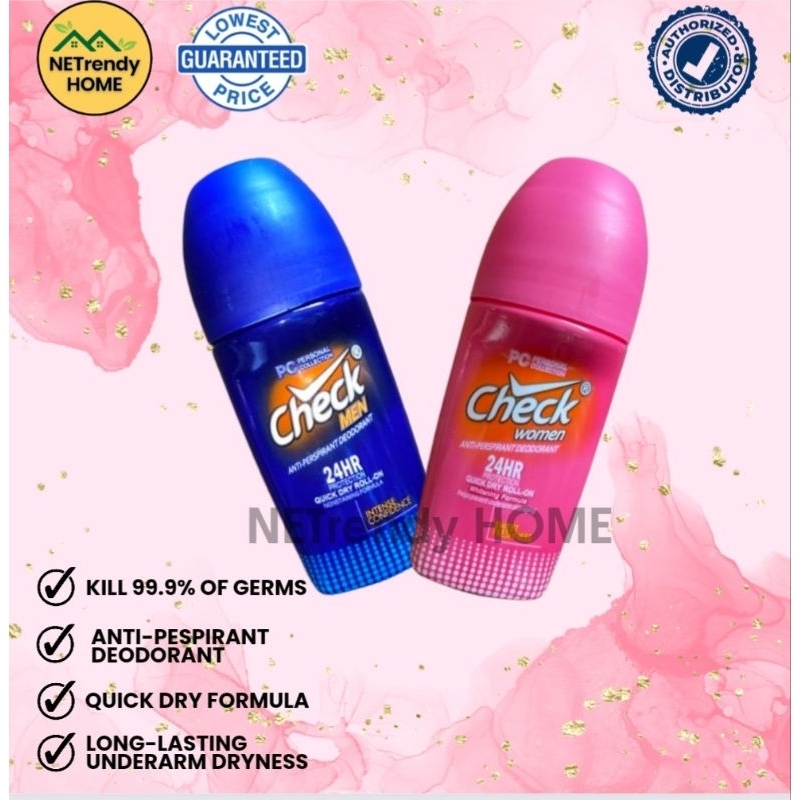 NEW PACKAGING CHECK ANTI-PERSPIRANT DEODORANT | Shopee Philippines