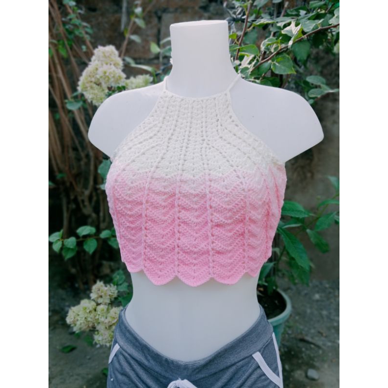 Handmade Crochet Clam Top | Shopee Philippines