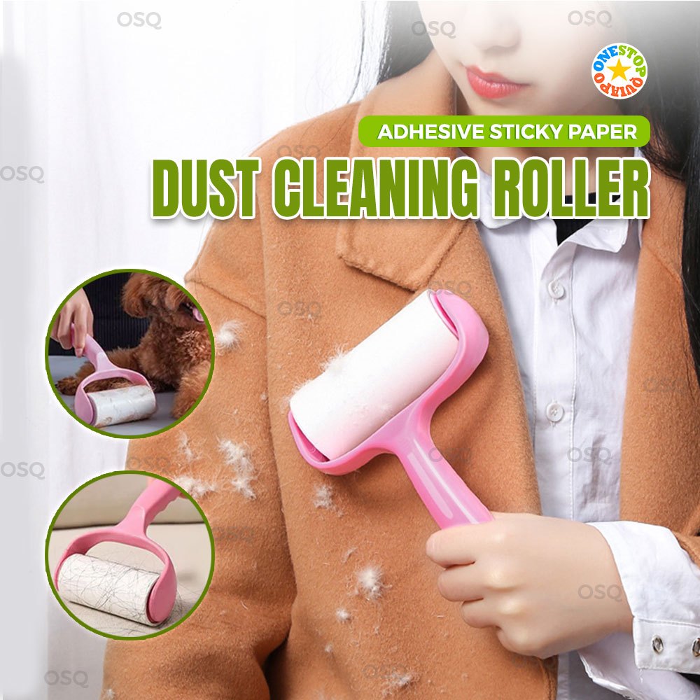 OSQ Portable Tearable & Strong Adhesive Sticky Paper Lint Roller For ...