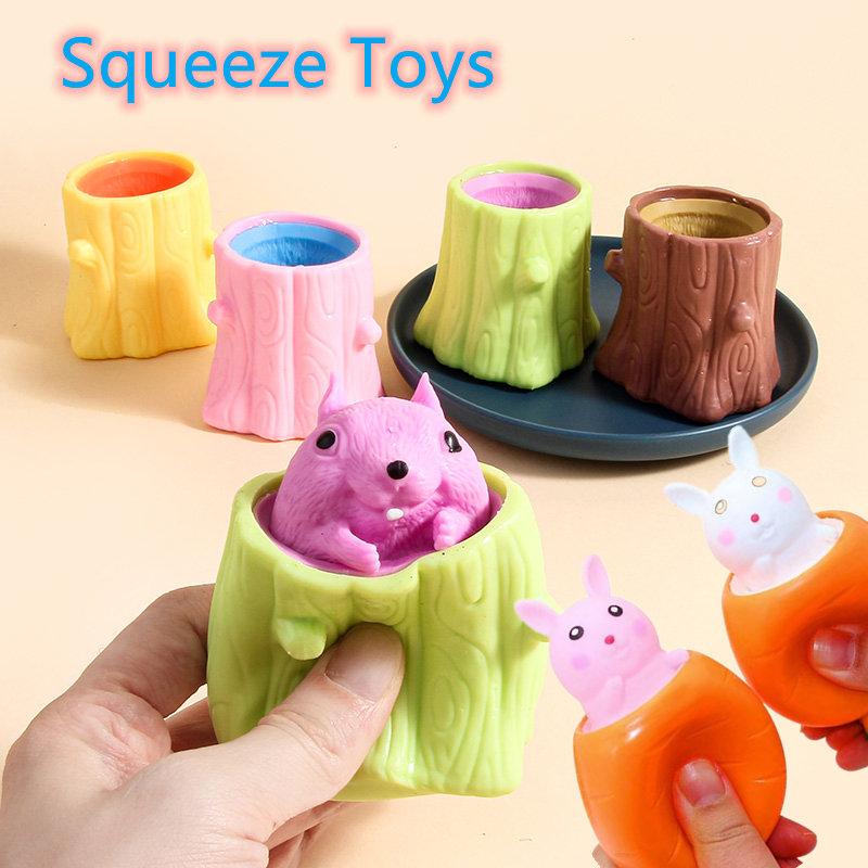 Cartoon Squishy Toys for Fidget Toy Anti Anxiety Decompression Toy ...