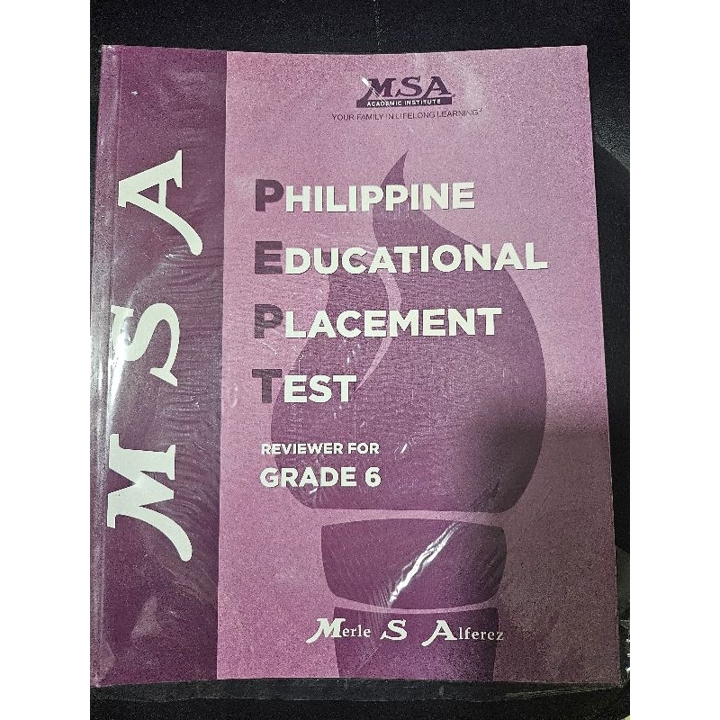 Msa Philippine Educational Placement Test Reviewer Grade 6 By:Alferez ...