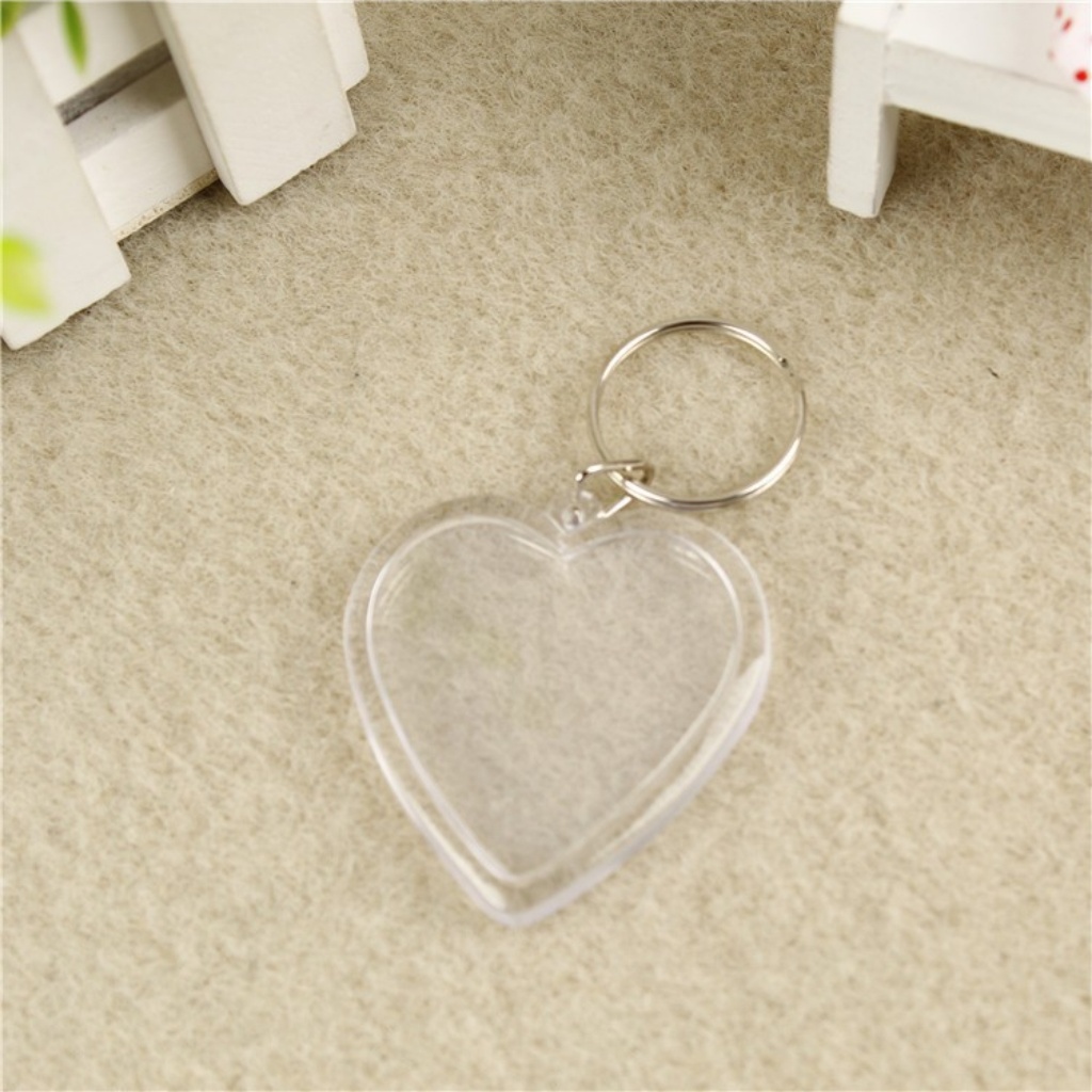 (1PC) 21kinds Blank Acrylic Keychain DIY Photo Insert / Key Ring Key ...