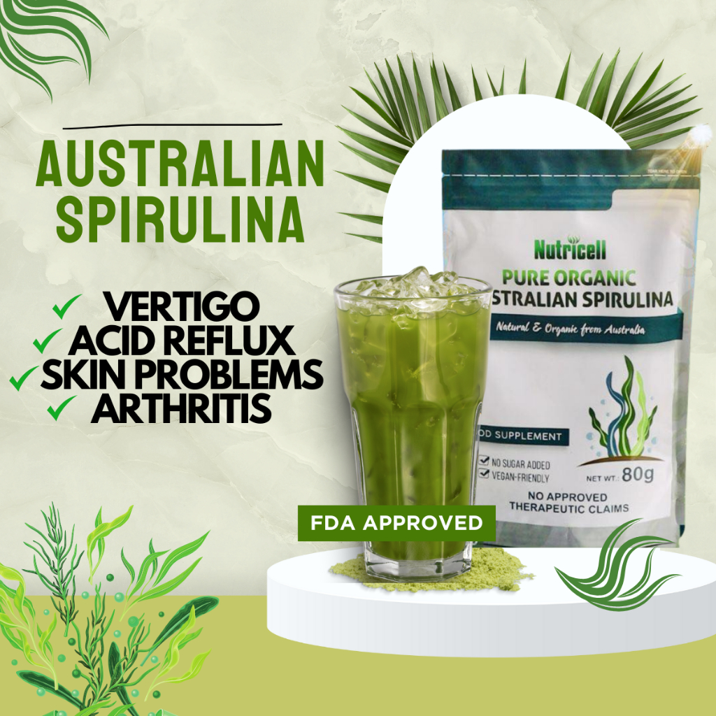 Nutricell Pure Australian Spirulina Capsule and Powder drink for ...