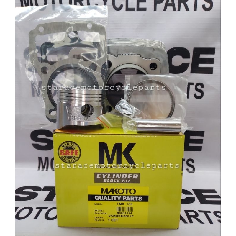 HONDA TMX155 CYLINDER BLOCK SET MAKOTO/SUNTAL BRAND 100% NOT FAKE ...