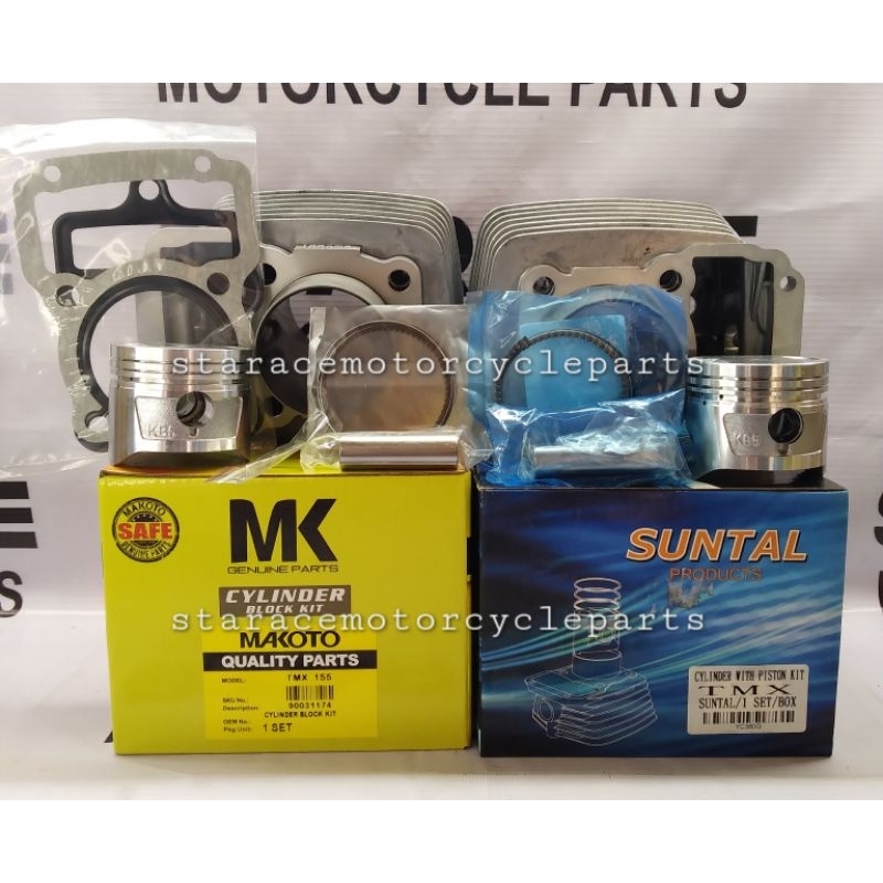HONDA TMX155 CYLINDER BLOCK SET MAKOTO/SUNTAL BRAND 100% NOT FAKE ...