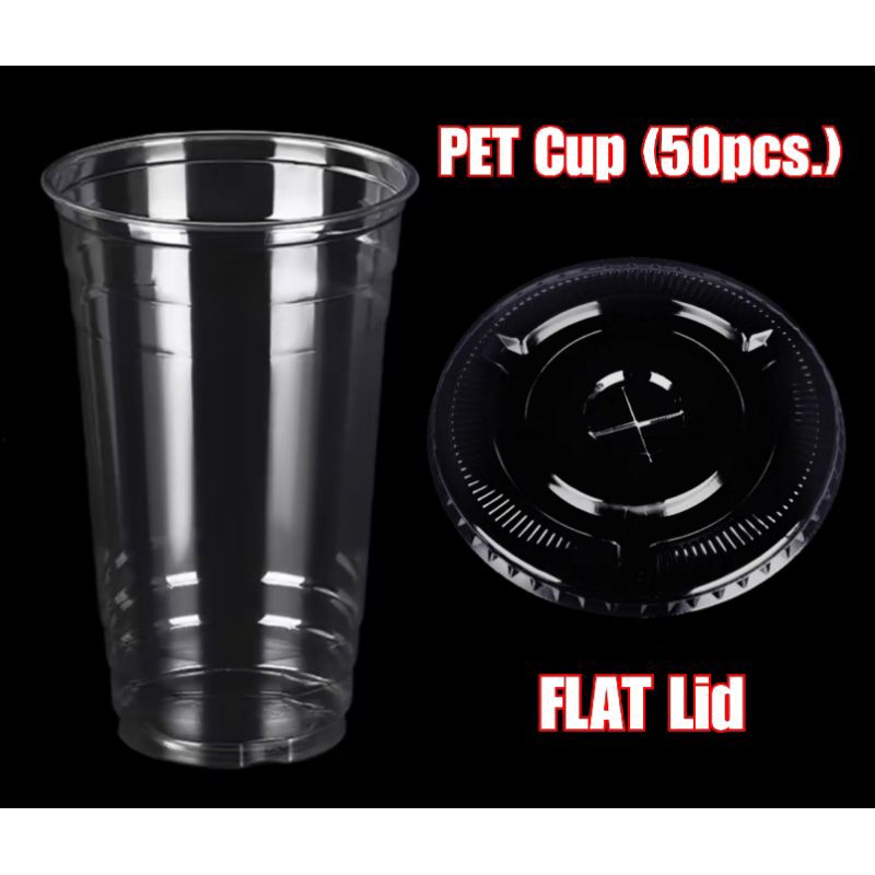 COD (50pcs.) Milktea Plastic Y-Cup with LID SET for Milktea Plastic Cup ...