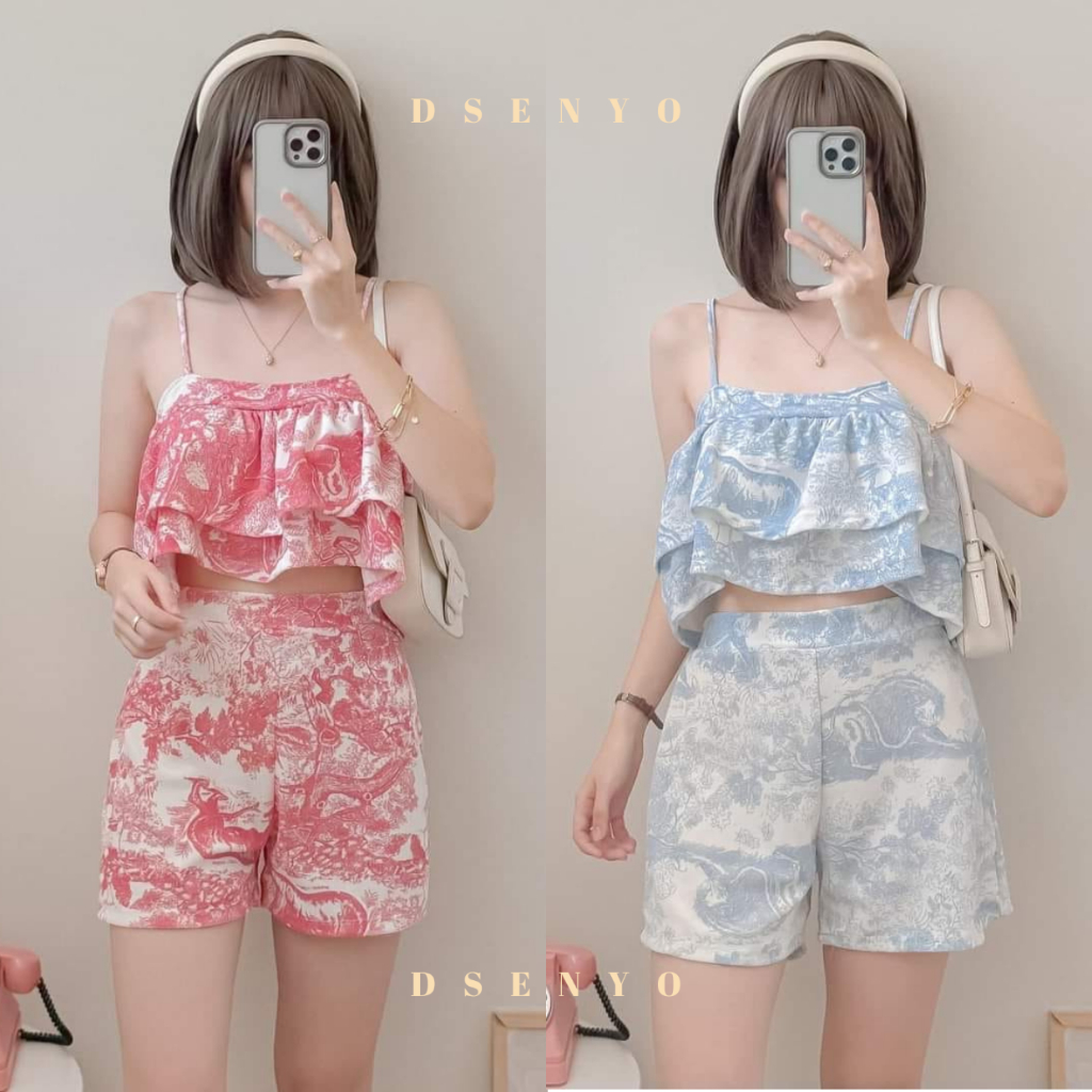 Jenny Coords Terno Top and Shorts | Shopee Philippines