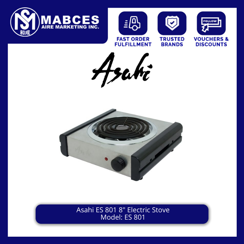 Asahi ES-801 8" Electric Stove | Shopee Philippines