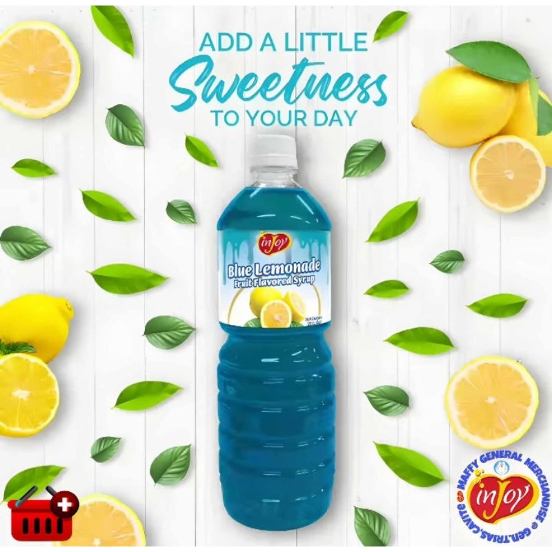 injoy Blue lemonade Fruit Flavored Syrup 1L | Shopee Philippines