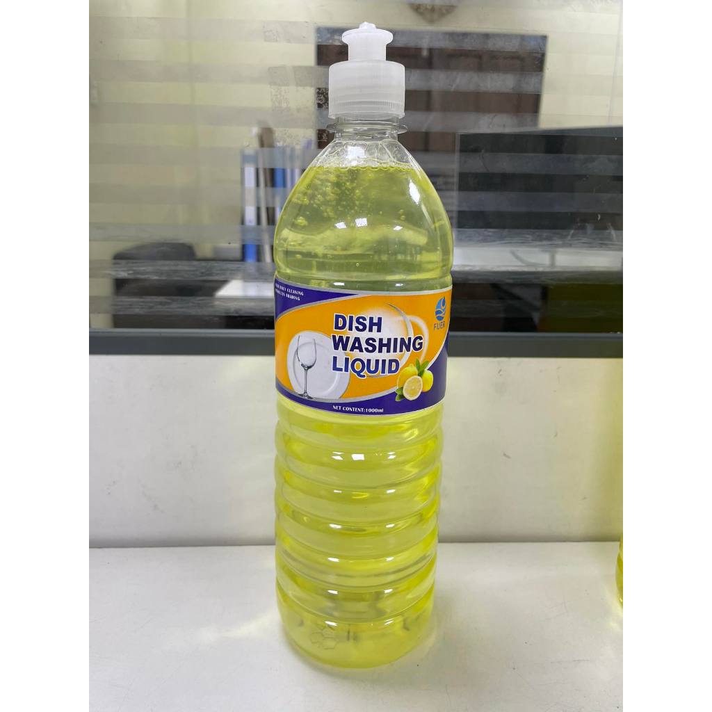 Fuer Mighty Clean Lemon Dish washing Liquid 1 Gallon / Hand soap 500ml ...