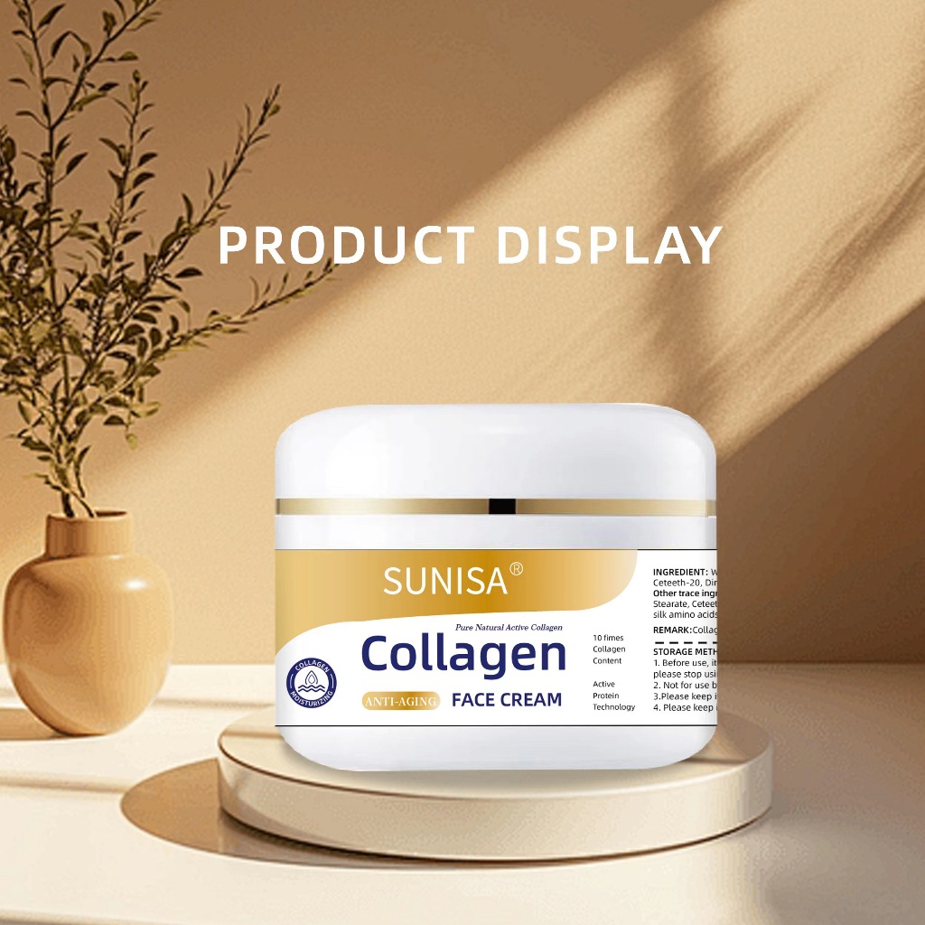 SUNISA Collagen ANTI-AGING FACE CREAM Whitening Moisturizing Lighten ...