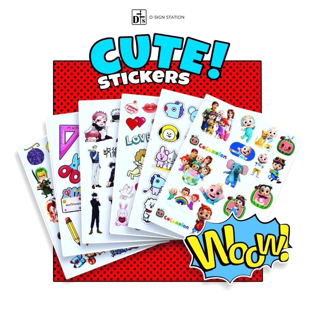 Dsign Decorative Sticker Glossy for Scrapbook, Tumbler sticker, Phone ...