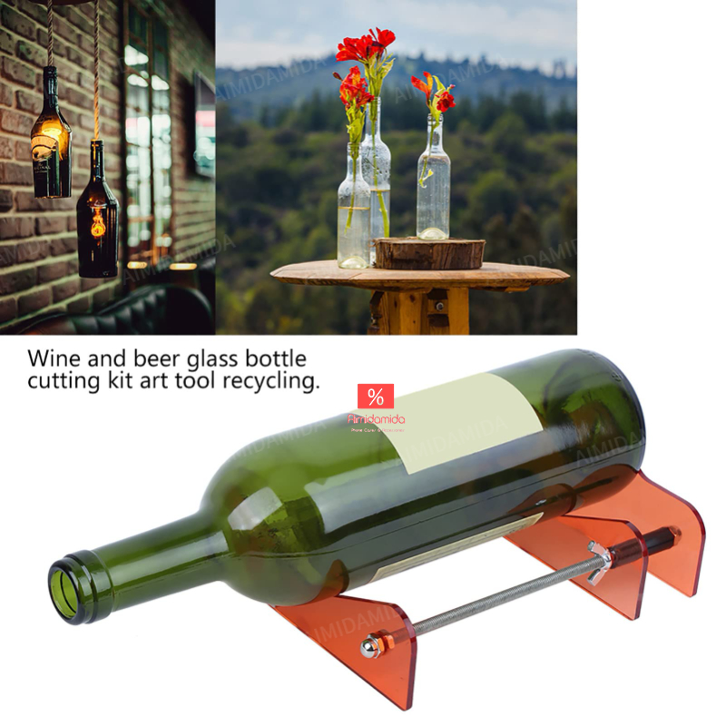 Glass Bottle Cutter Wine Bottle Cutter Glass Cutting Tool for Round ...