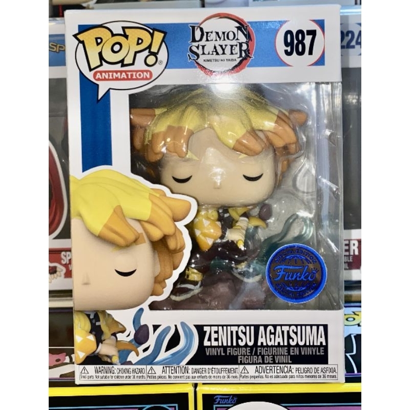 Funko Pop! Animation : Demon Slayer - Zenitsu Agatsuma (Special Edition ...
