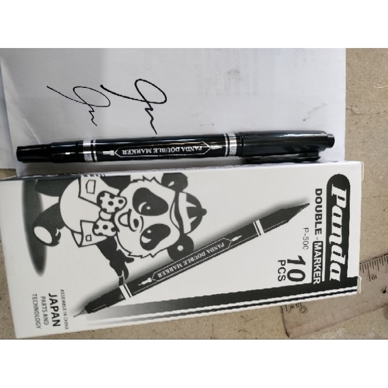 Panda Double Marker P-500 10pcs/box | Shopee Philippines