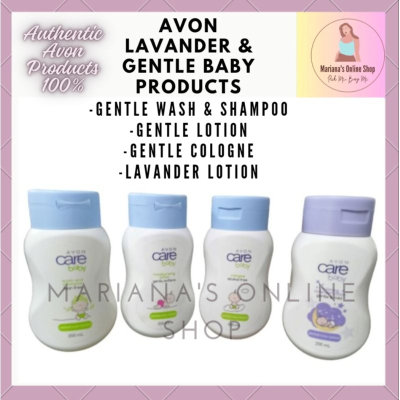 Avon Baby Lavander & Gentle Wash & Shampoo, lotion & Cologne 200ml ...
