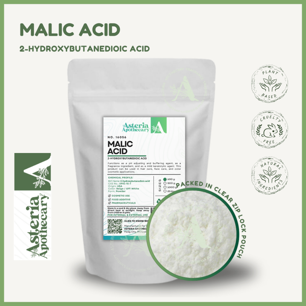 Malic Acid (100G / 500G) - Asteria Apothecary | Shopee Philippines
