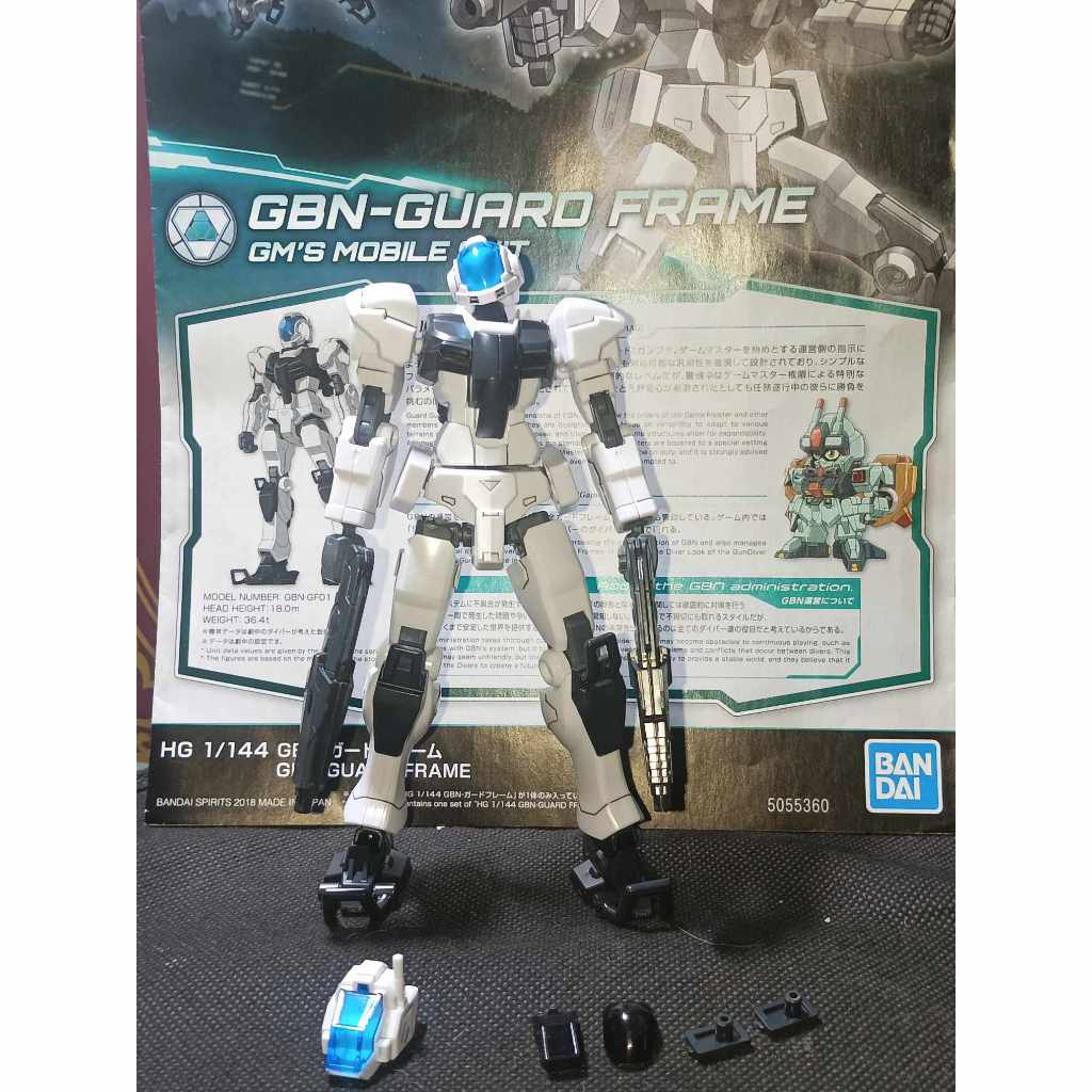 Gundam HG GBN Guard Frame 1/144 Built | Shopee Philippines