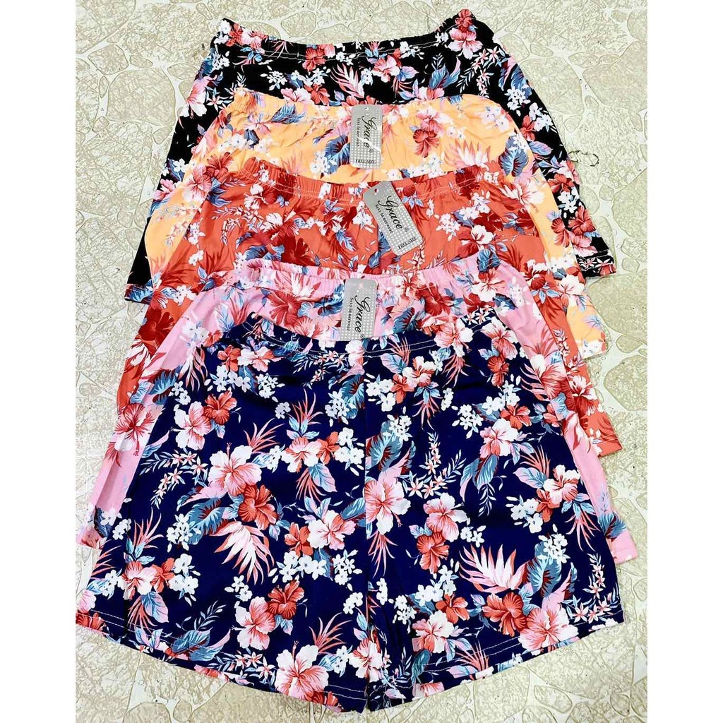 6Pcs Flower Colors Dolphin Sexy Shorts for Women Ladies | Shopee ...