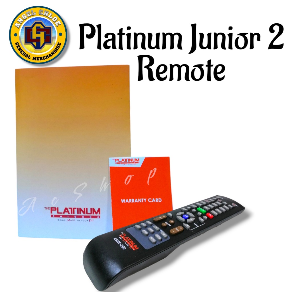 Platinum Remote Control for JR 2 karaoke players | Shopee Philippines