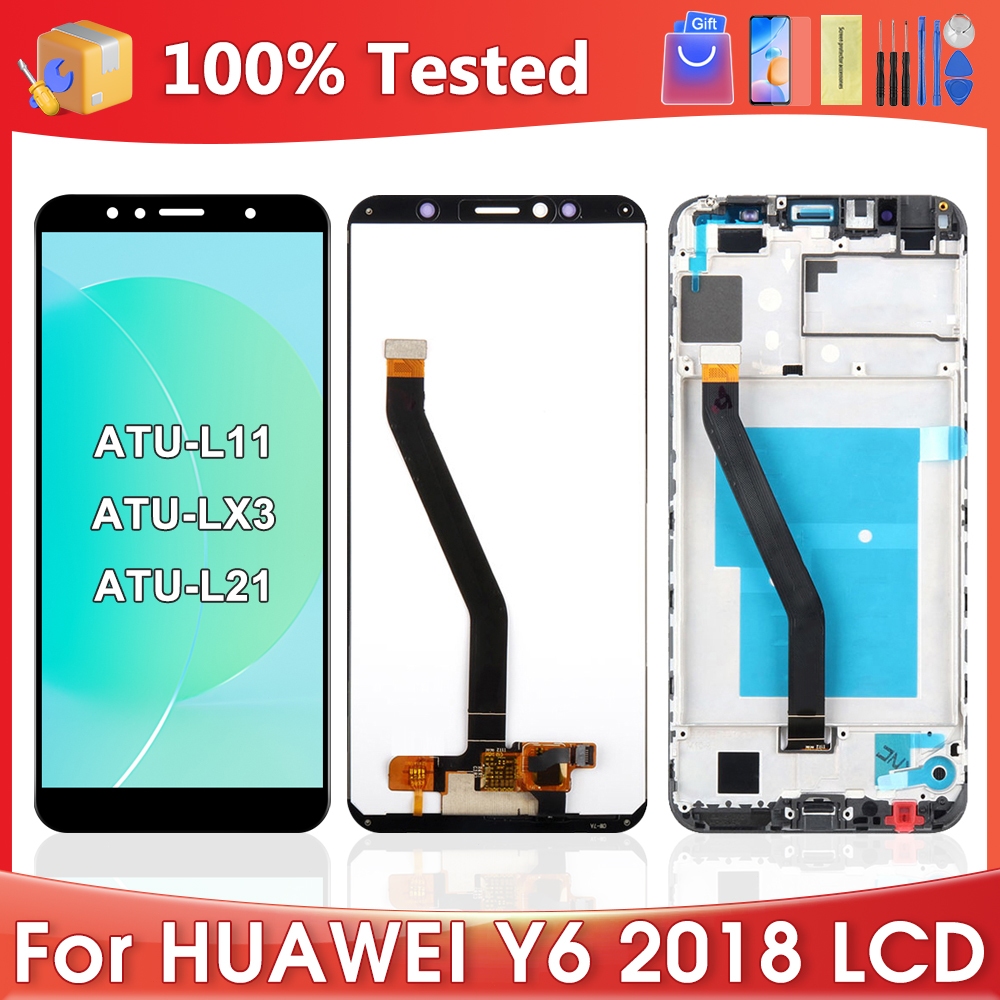 LCD with Frame For Y6 2018 / Y6 Prime 2018 LCD Display Touch Screen ATU ...