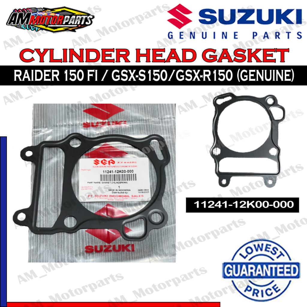 CYLINDER HEAD GASKET FOR RAIDER 150 FI/GSX-R150/GSX-S150 (11241-12K00 ...