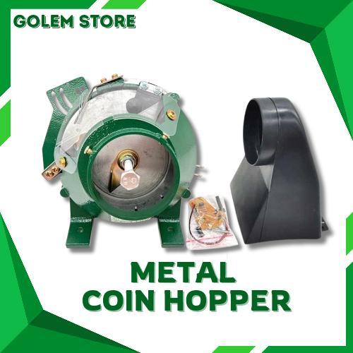 GolemStore Green Metal Coin Hopper 220v Best for Coin Changer / Bill ...