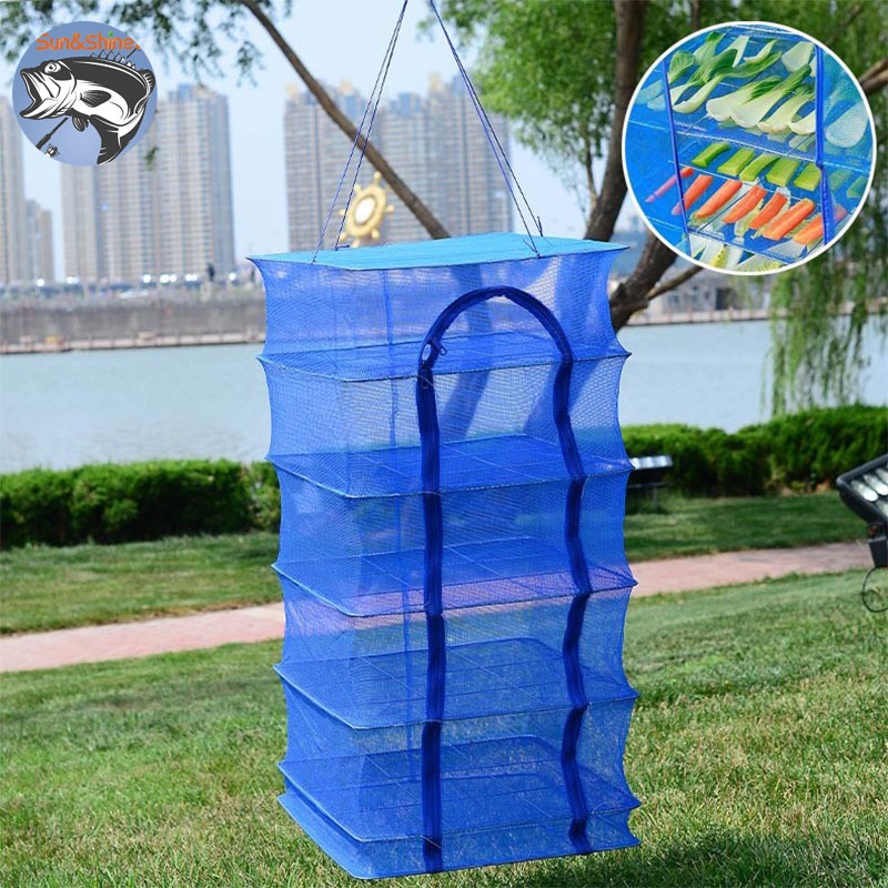 Drying Net Food Drying Net Hanging Sun Drying Cage Fish and Meat Drying ...