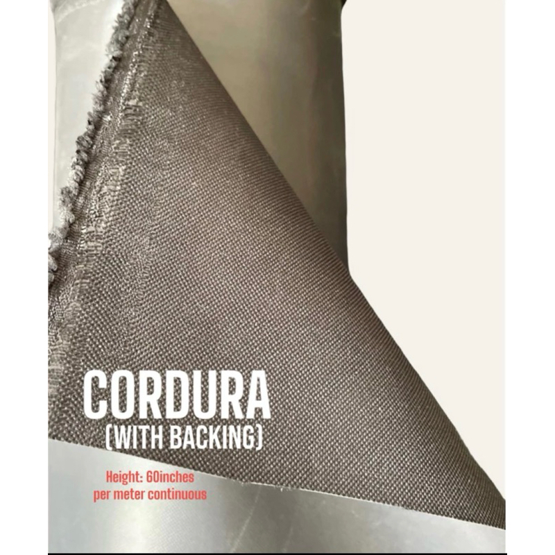 CORDURA Fabric - Per ROLL (black and colored) with backing and PU ...