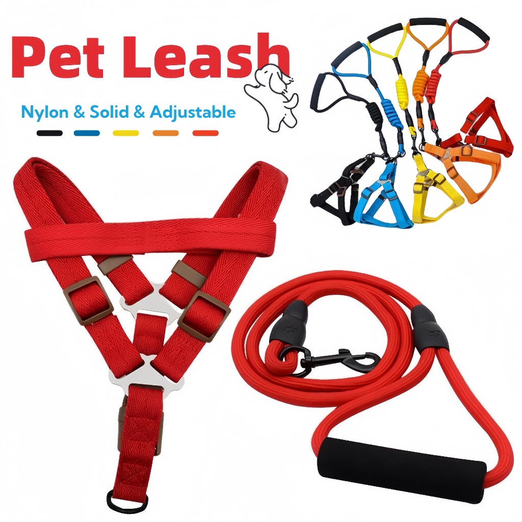 Flash Sale Adjustable Dog Leash Rope Nylon Heavy Duty Leash for Dog ...