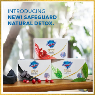 Safeguard soap Natural Detox 108g sets of 3pcs | Shopee Philippines