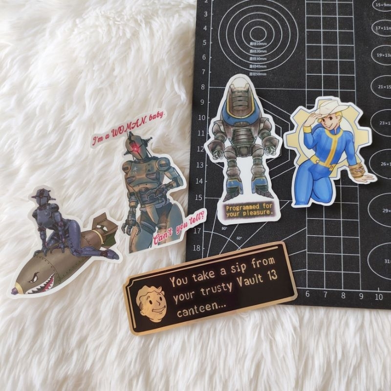 SUGARRUSHSATO Fallout 4 and New Vegas Stickers | Shopee Philippines