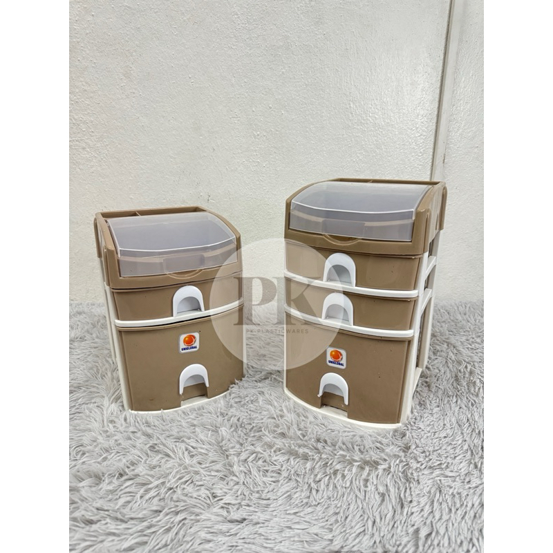 UNIGLOBAL #163 Mini Drawer Desktop Organizer Multilayer storage drawer ...