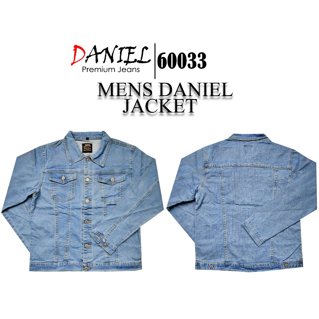 Men's Denim Maong Jacket Size S- M-L-XL-2XL-3XL | Shopee Philippines