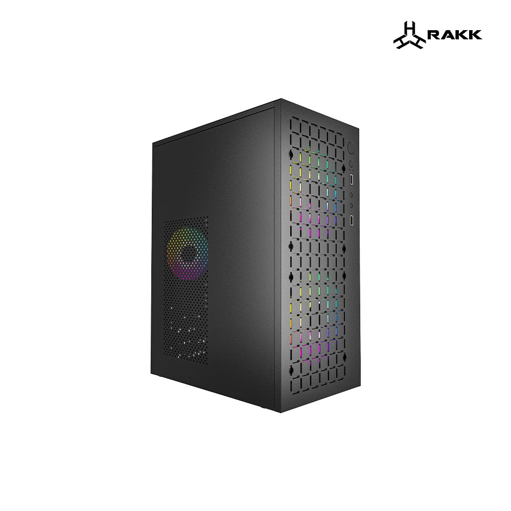 RAKK KAYA MATX pc case gaming black | Shopee Philippines