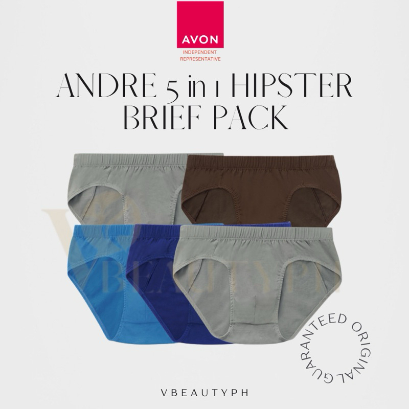 AVON Andre 5 in 1 Hipster Brief Pack | Shopee Philippines