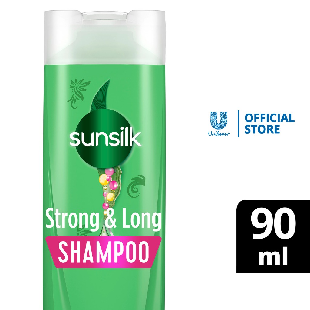 Sunsilk Shampoo Strong & Long 90ML | Shopee Philippines
