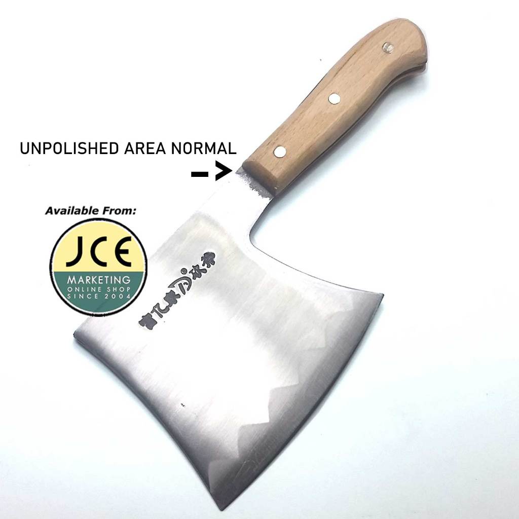 SUPER THICK HEAVY DUTY BONE CLEAVER CHOPPING KNIFE KITCHEN AXE (BUTCHER ...