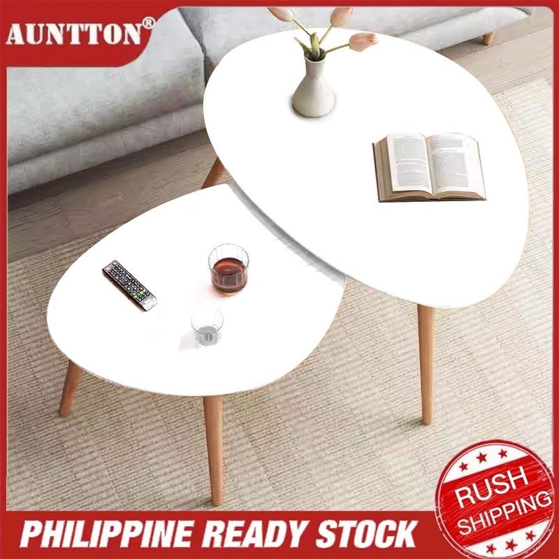 Nordic Double Coffee Table Center Table Modern Living Room Tea Table ...