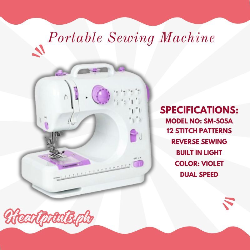 SM-505A Household Portable Mini Sewing Machine | Shopee Philippines