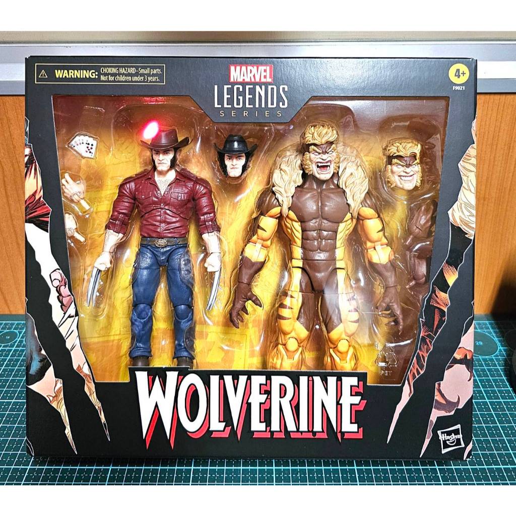Marvel Legends 2 pack Logan & Sabertooth ML Wolverine | Shopee Philippines