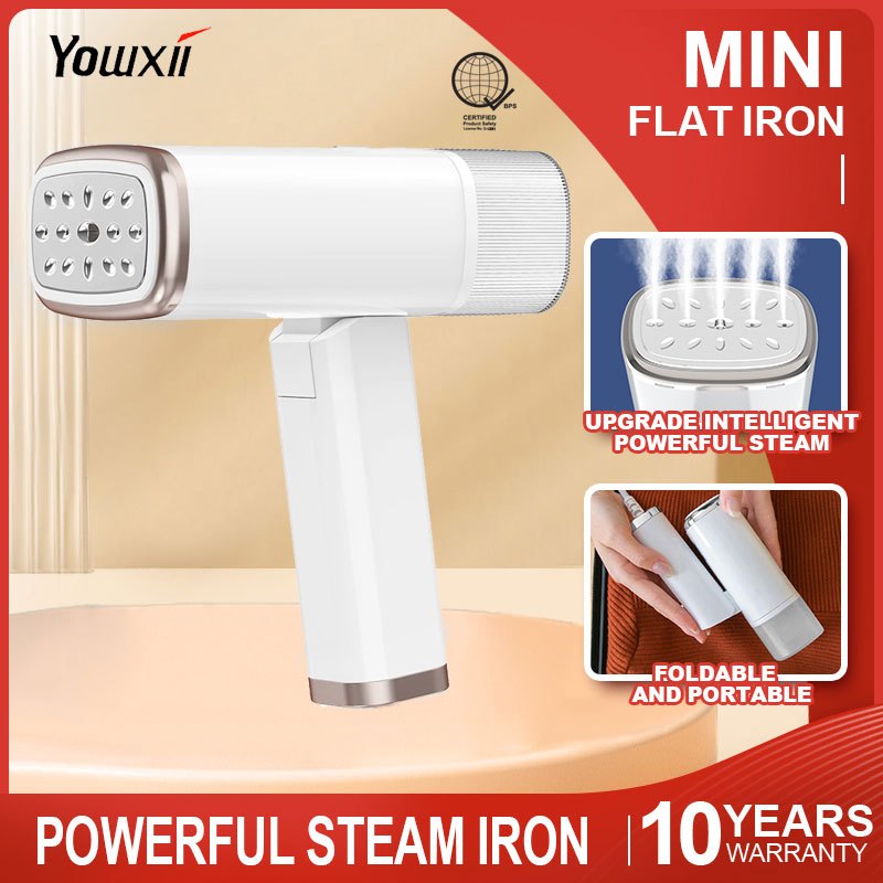 Yowxii Powerful Handheld Steamer Iron For Clothes Mini Flat Iron ...