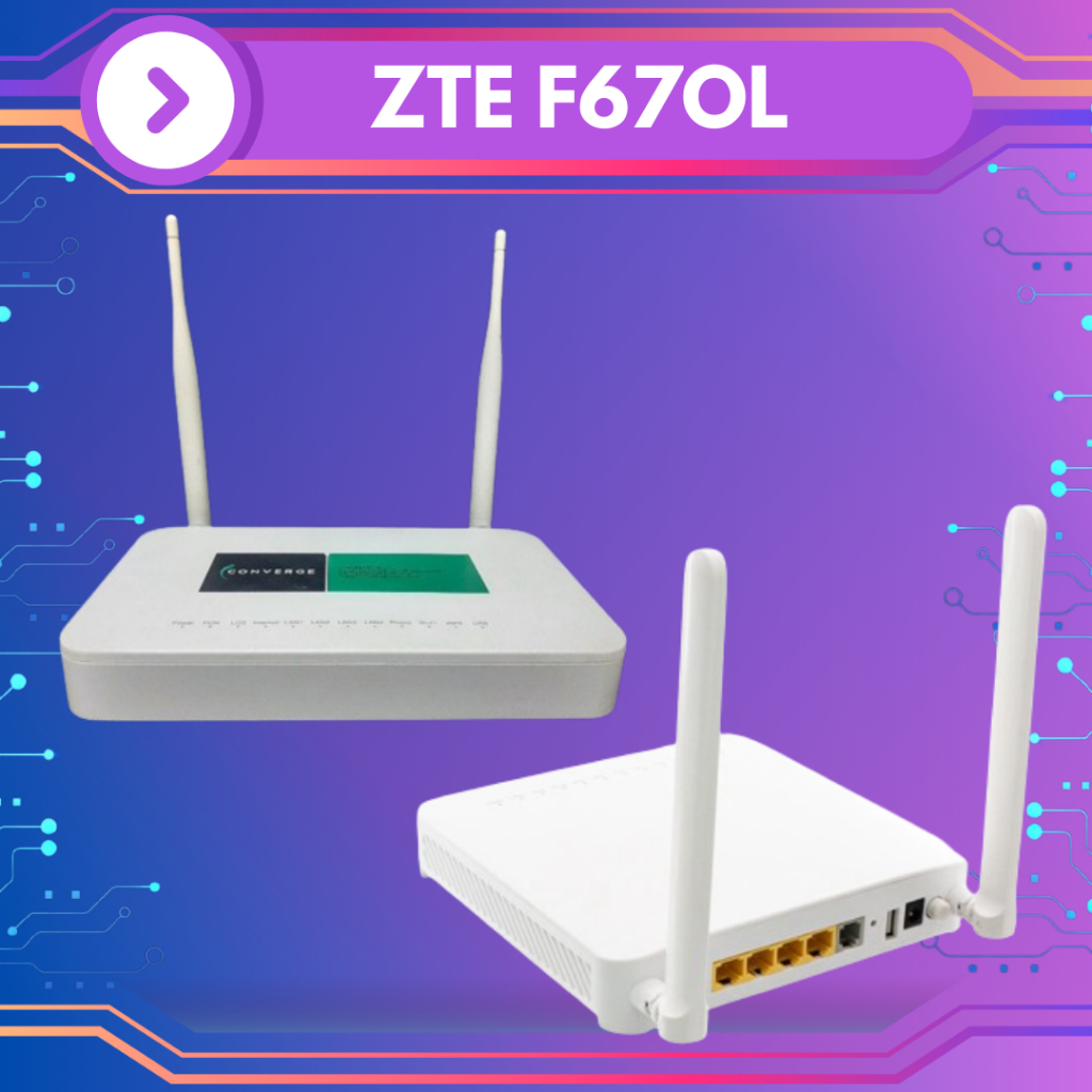 ZTE ZXHN F670L GPON ONT ( secondhand ) | Shopee Philippines